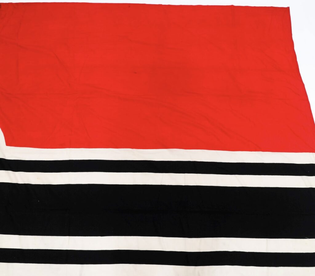 Large Navy (Kriegsmarine) Marked Battle Flag ‘Kriegsflagge’ 3m×5m