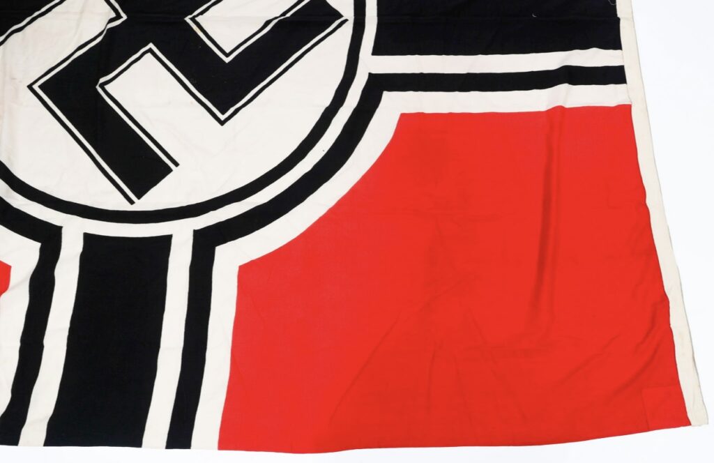 Large Navy (Kriegsmarine) Marked Battle Flag ‘Kriegsflagge’ 3m×5m