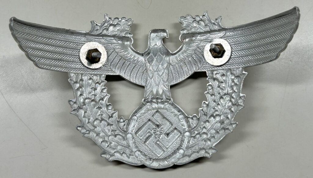 1938 Dated Polizei (Police) ‘Shako’ Insignia Set for NCO
