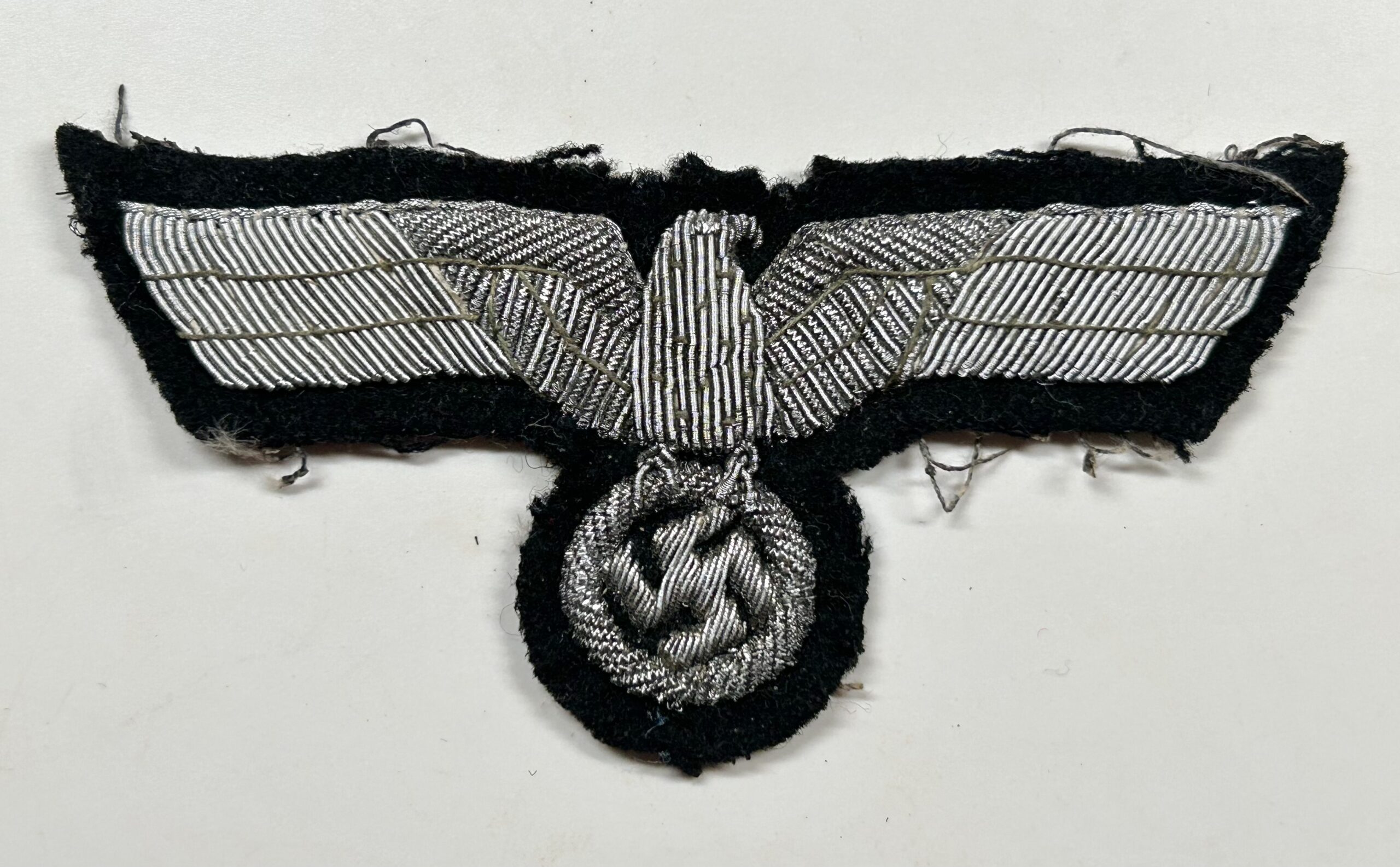 RARE Heer (Army) Black Panzer Officer Bullion Eagle for Wrapper ...