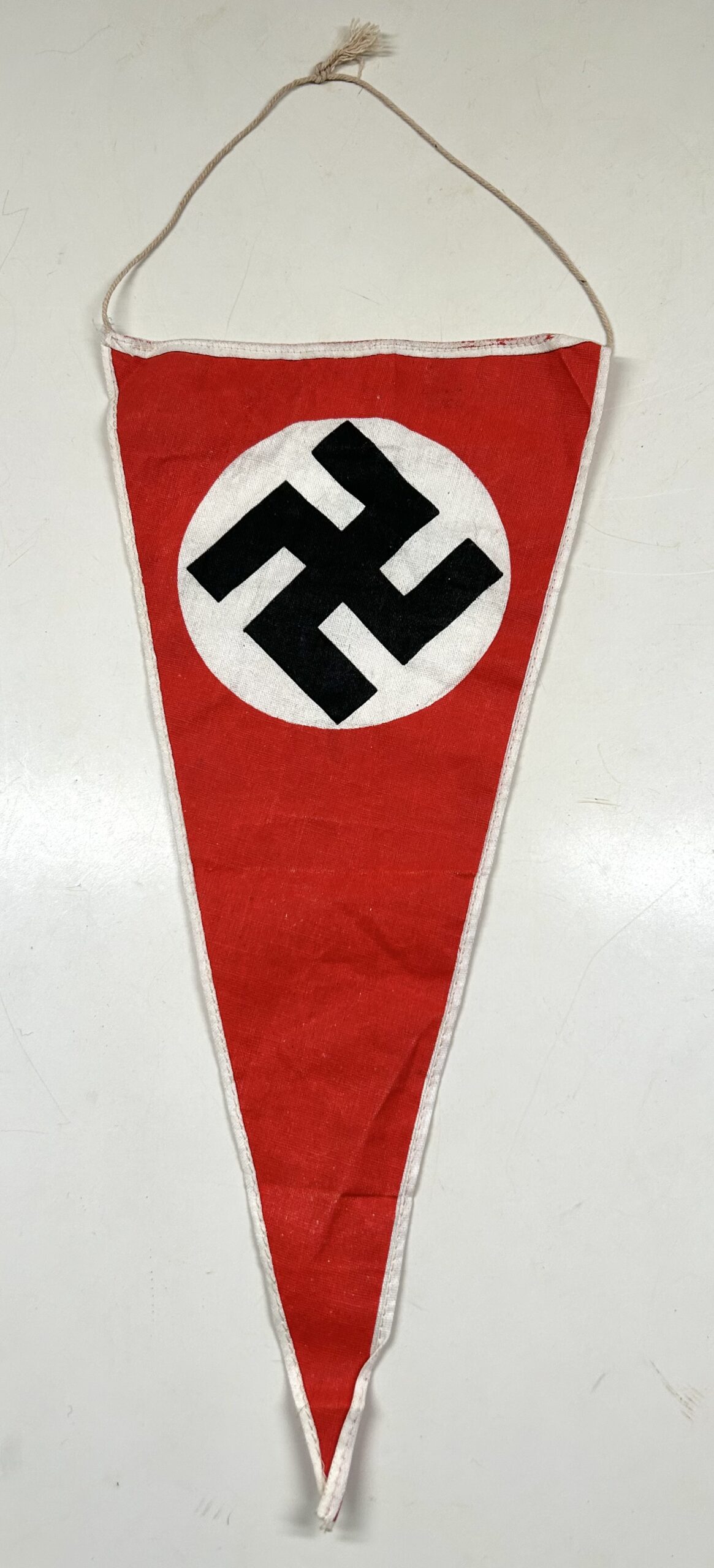 Large Double Sided NSDAP Window Pennant Flag