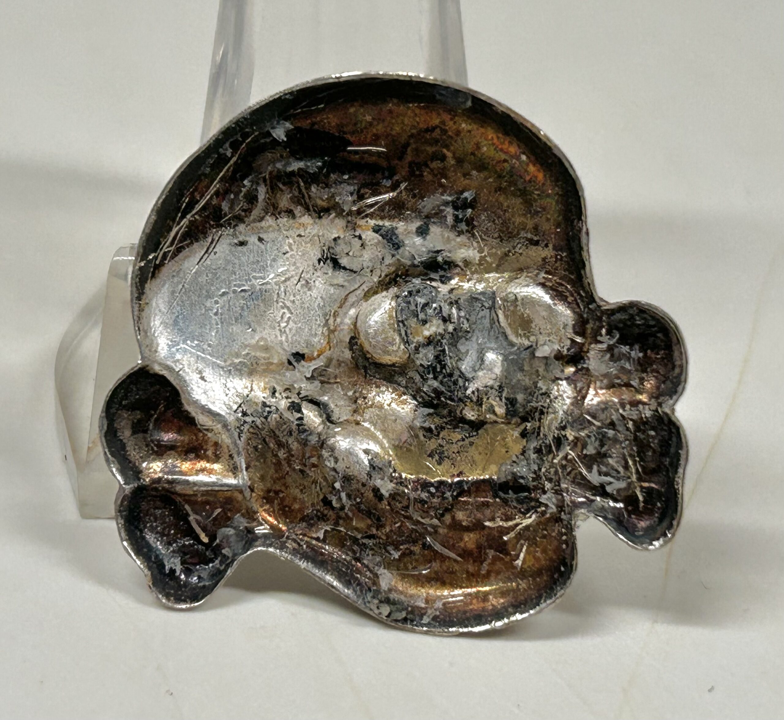 VERY RARE “Eye-Less” Totenkopf SS Visor Cap Skull